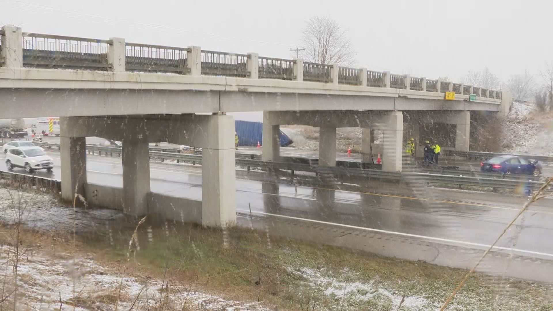 Work underway to fix damage to Allegan County bridge | wzzm13.com