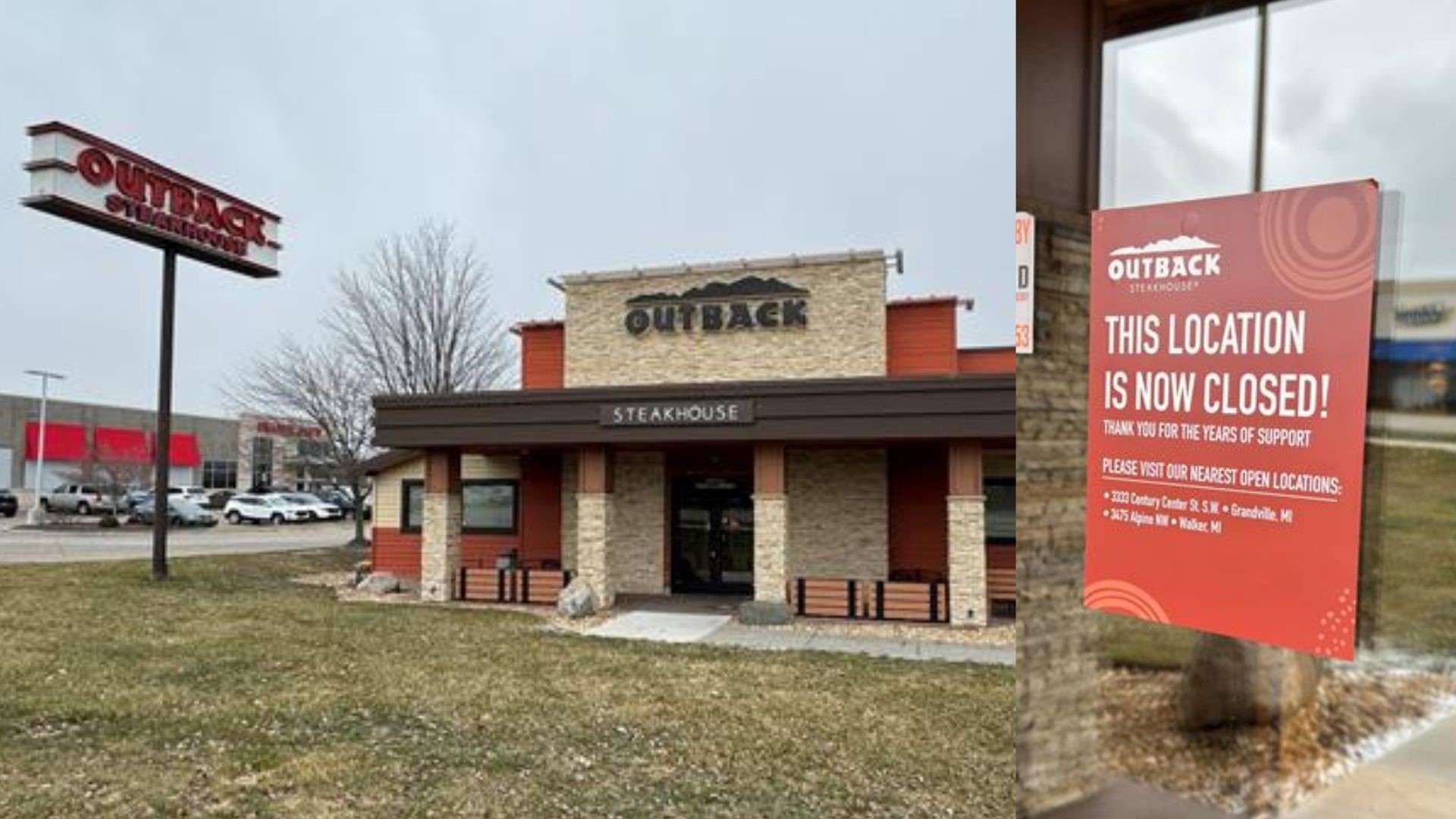 Kentwood Outback Steakhouse now permanently closed | wzzm13.com