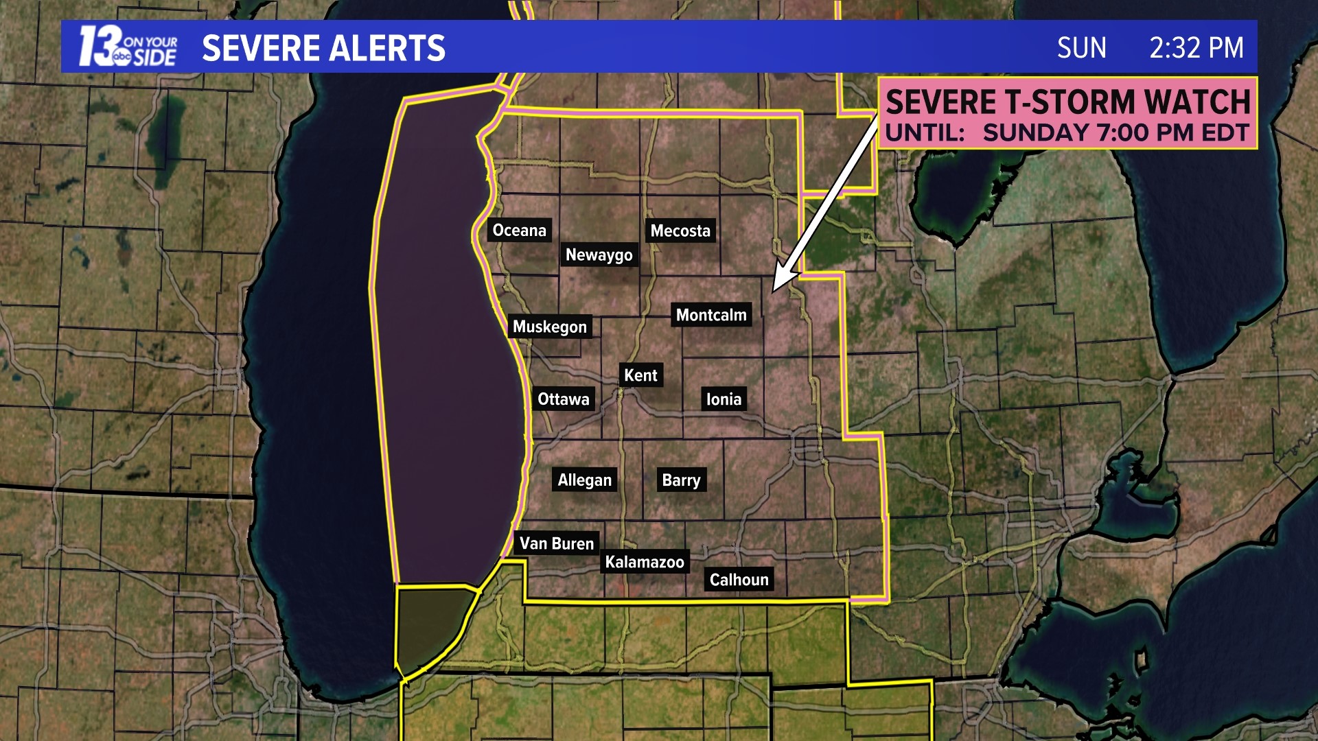 Thunderstorms Likely Sunday, Could be Severe | wzzm13.com