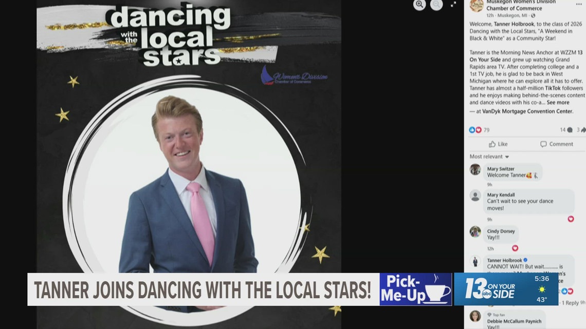 13OYS Morning Anchor Tanner Holbrook joins cast of Muskegon's Dancing ...