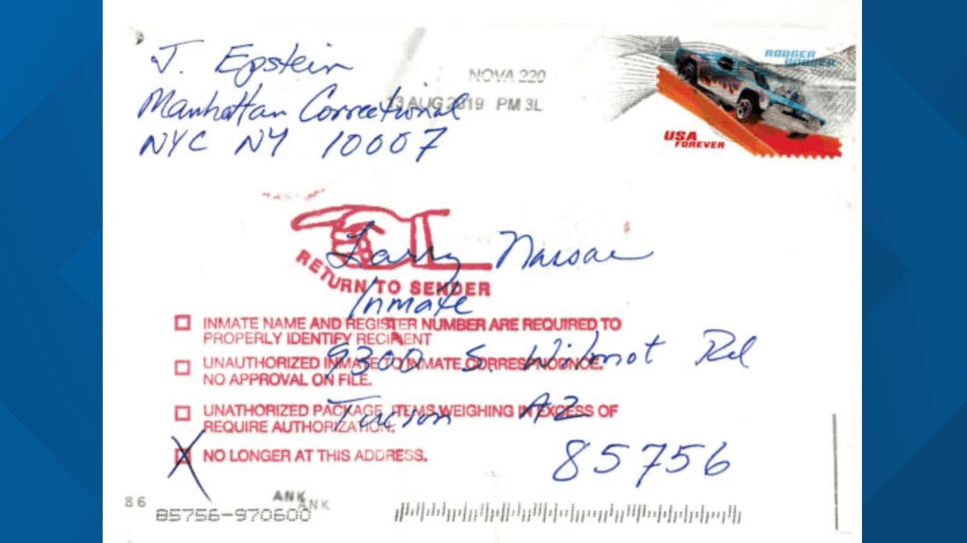 Alleged letter from Epstein to Larry Nassar determined to be fake by ...