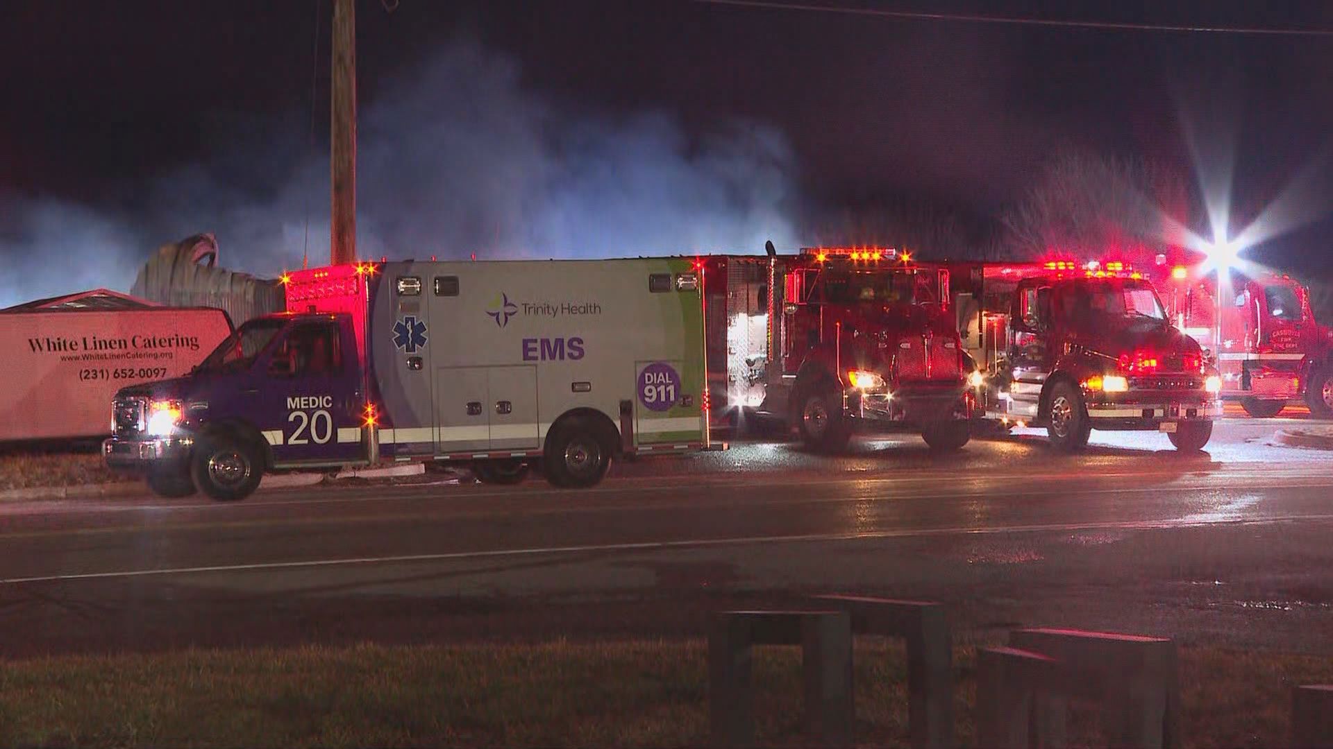 Firefighters battle early morning blaze at former Hilltop Bakery in ...