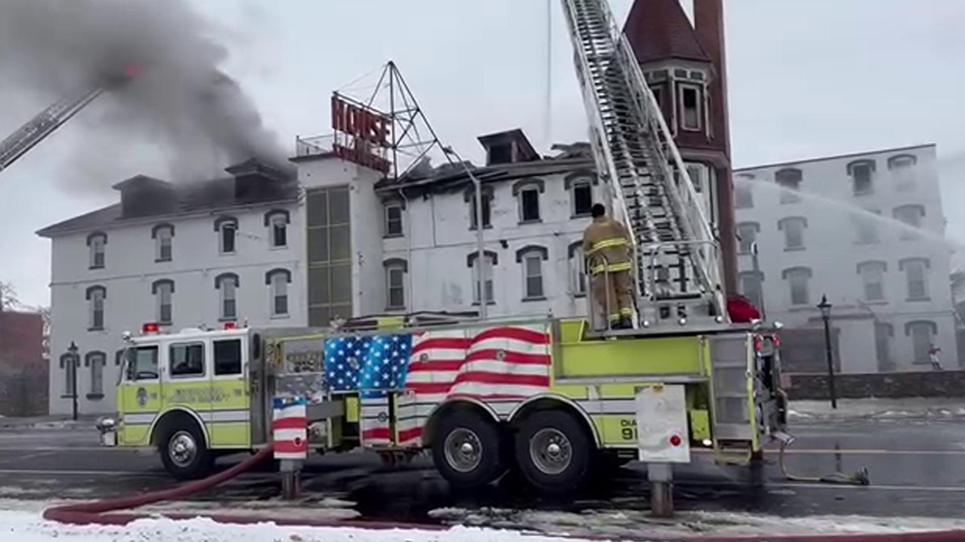 Historic House of Ludington hotel damaged in 'devastating' fire: 'It's ...