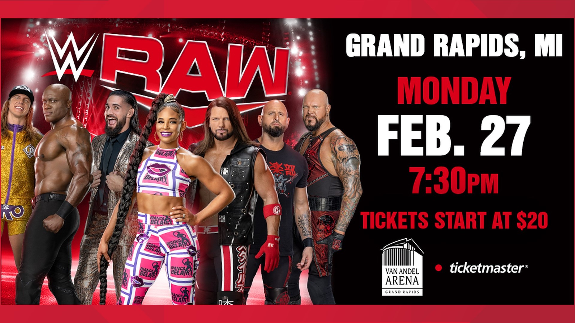 WWE Raw coming to Van Andel Arena | wzzm13.com