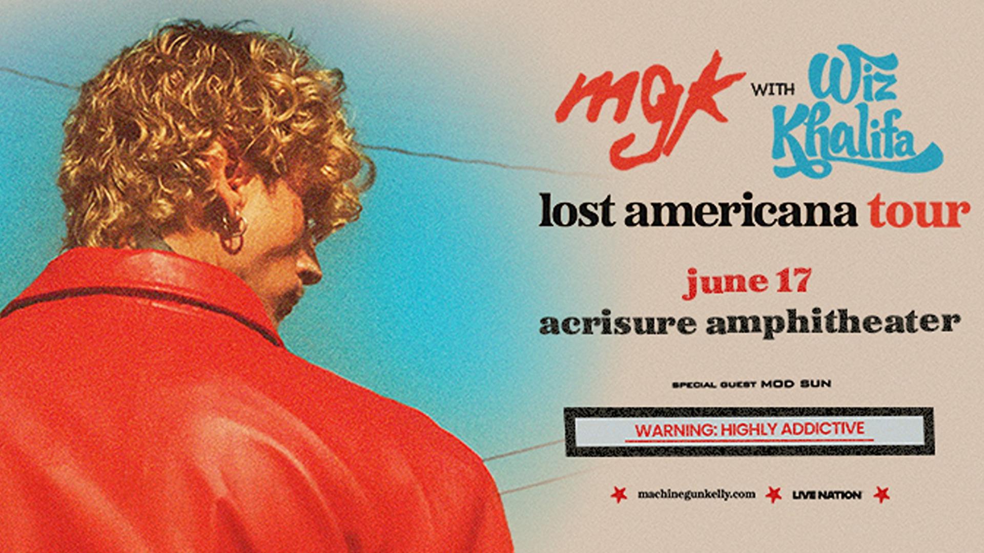 Machine Gun Kelly announces tour stop at Acrisure Amphitheater | wzzm13.com