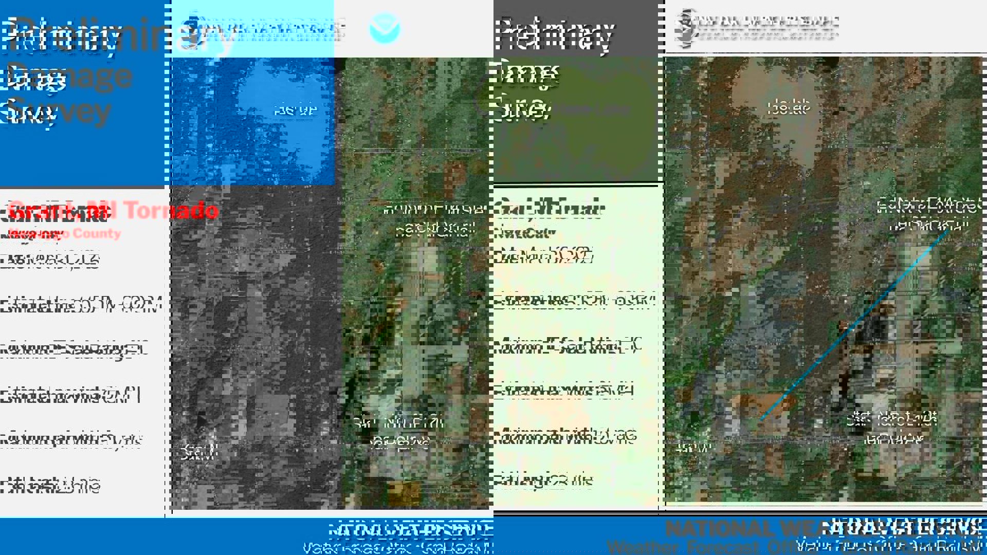 7 tornadoes touched down in Michigan during March 30, 2025 severe ...
