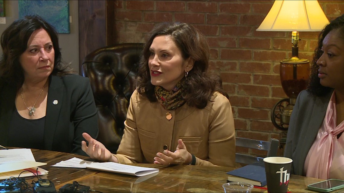 Whitmer speaks with MI residents ahead of State of the State | wzzm13.com