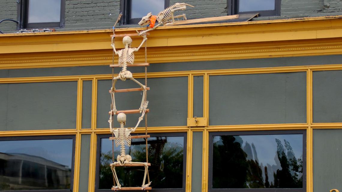 Bones About Town skeleton decorating competition to return to Grand ...