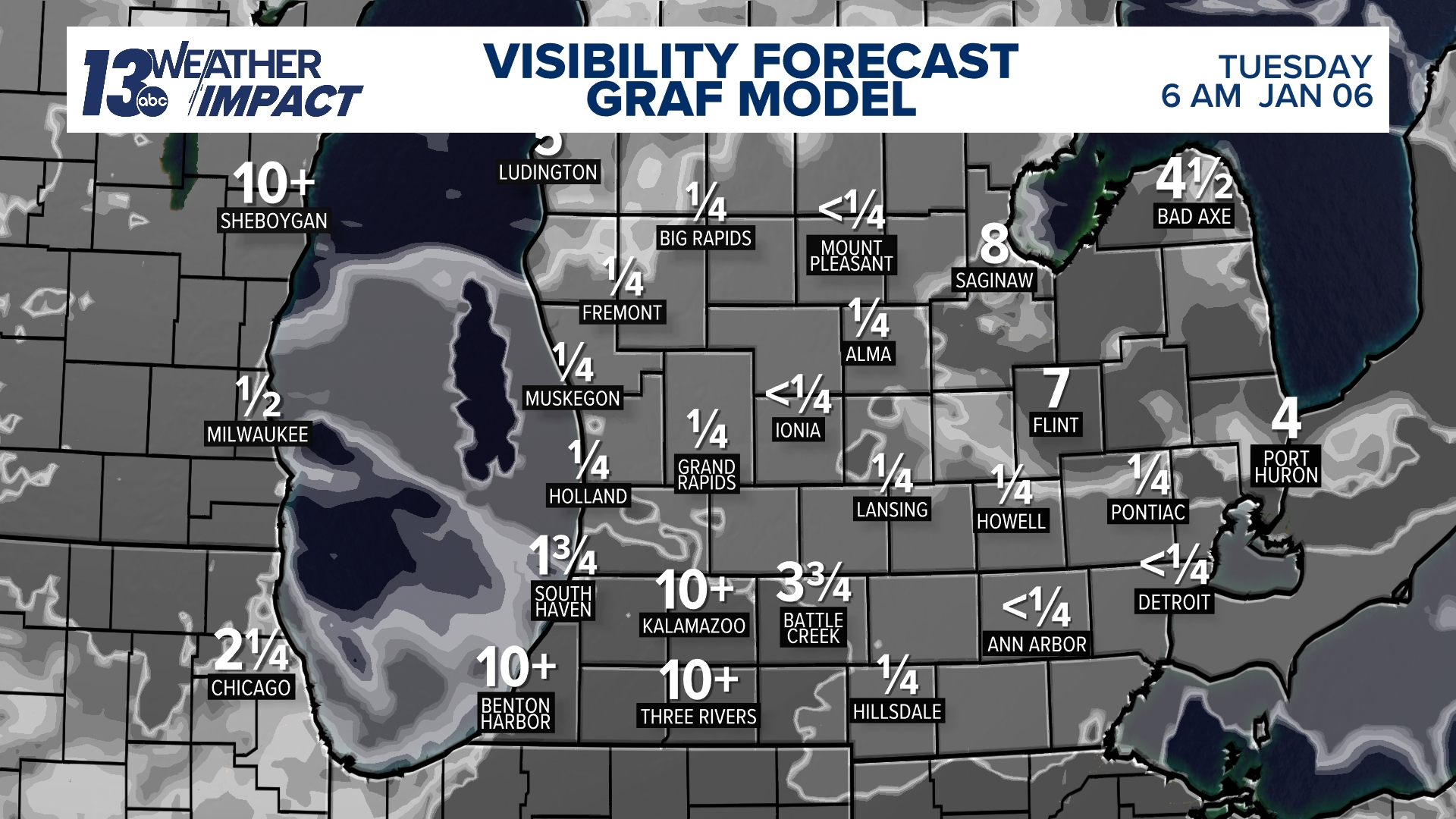 Dense fog, freezing rain to impact Tuesday morning commute | wzzm13.com
