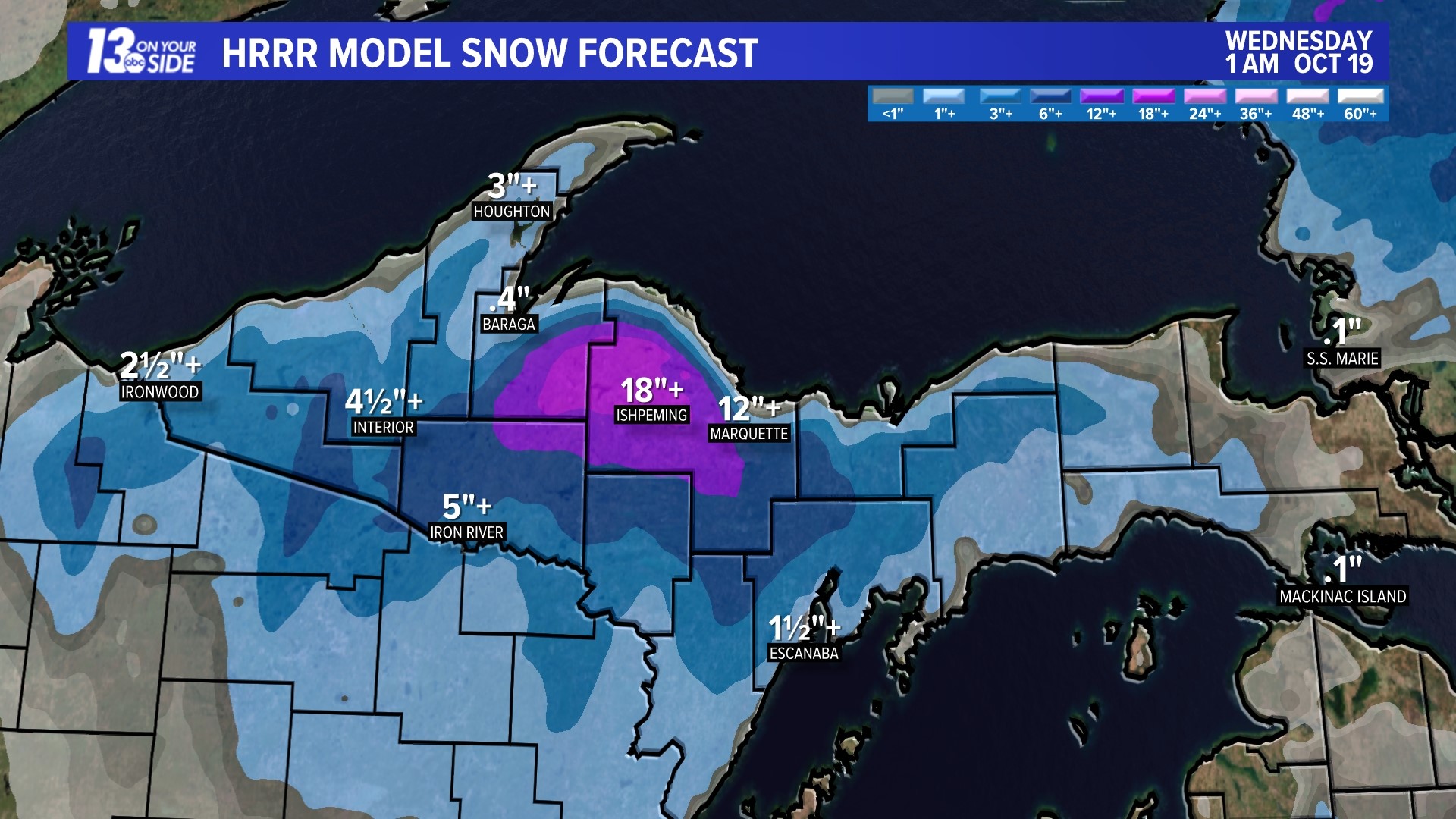 Upper Peninsula braces for early season winter storm | wzzm13.com