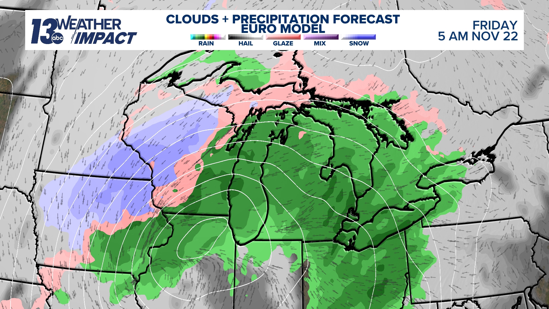 Tracking West Michigan's first snowfall of the season | wzzm13.com