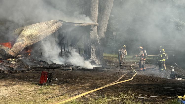 Van Buren County home destroyed in large fire | wzzm13.com