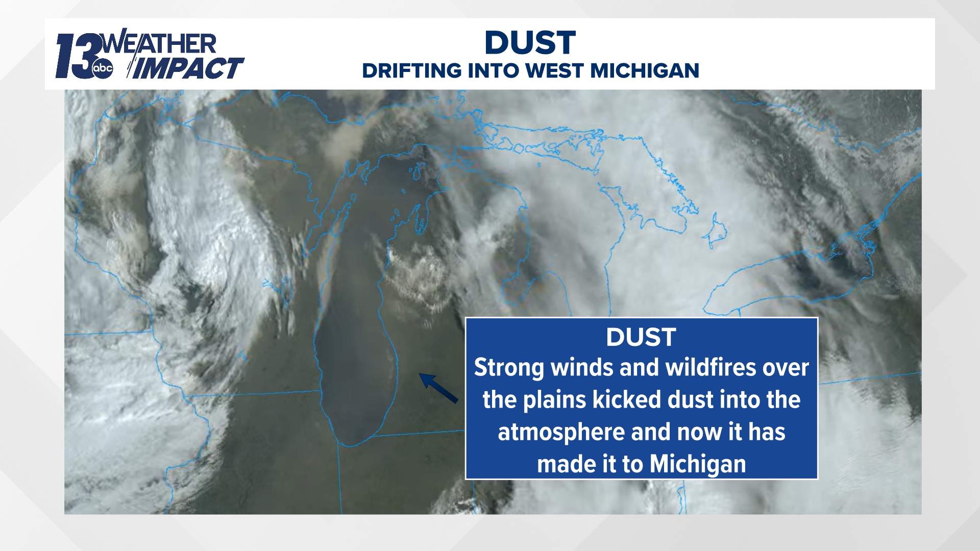 Dust from Great Plains impacts Midwest air quality | wzzm13.com