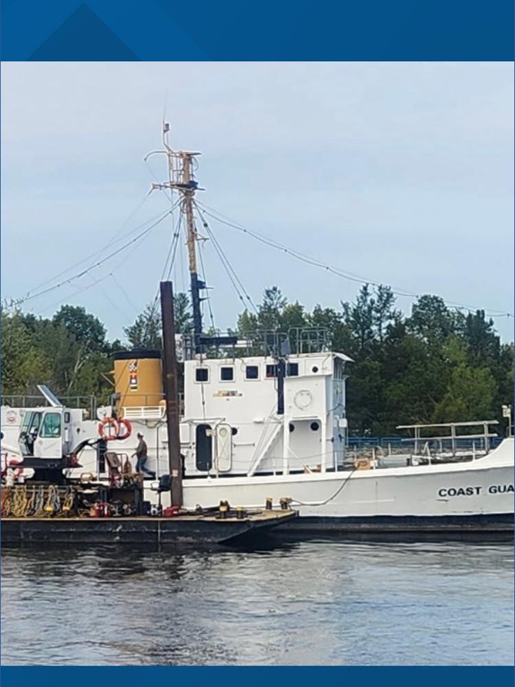 Coast Guard Cutter McLane leaves Muskegon Silversides museum | wzzm13.com
