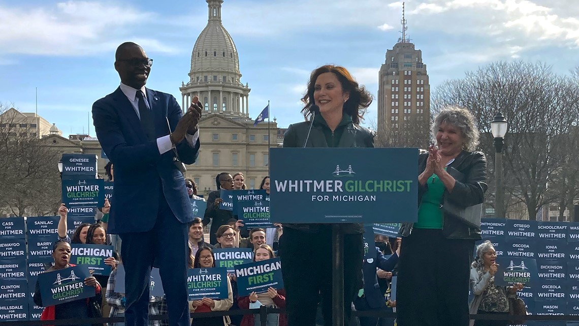 Whitmer submits campaign petitions | wzzm13.com