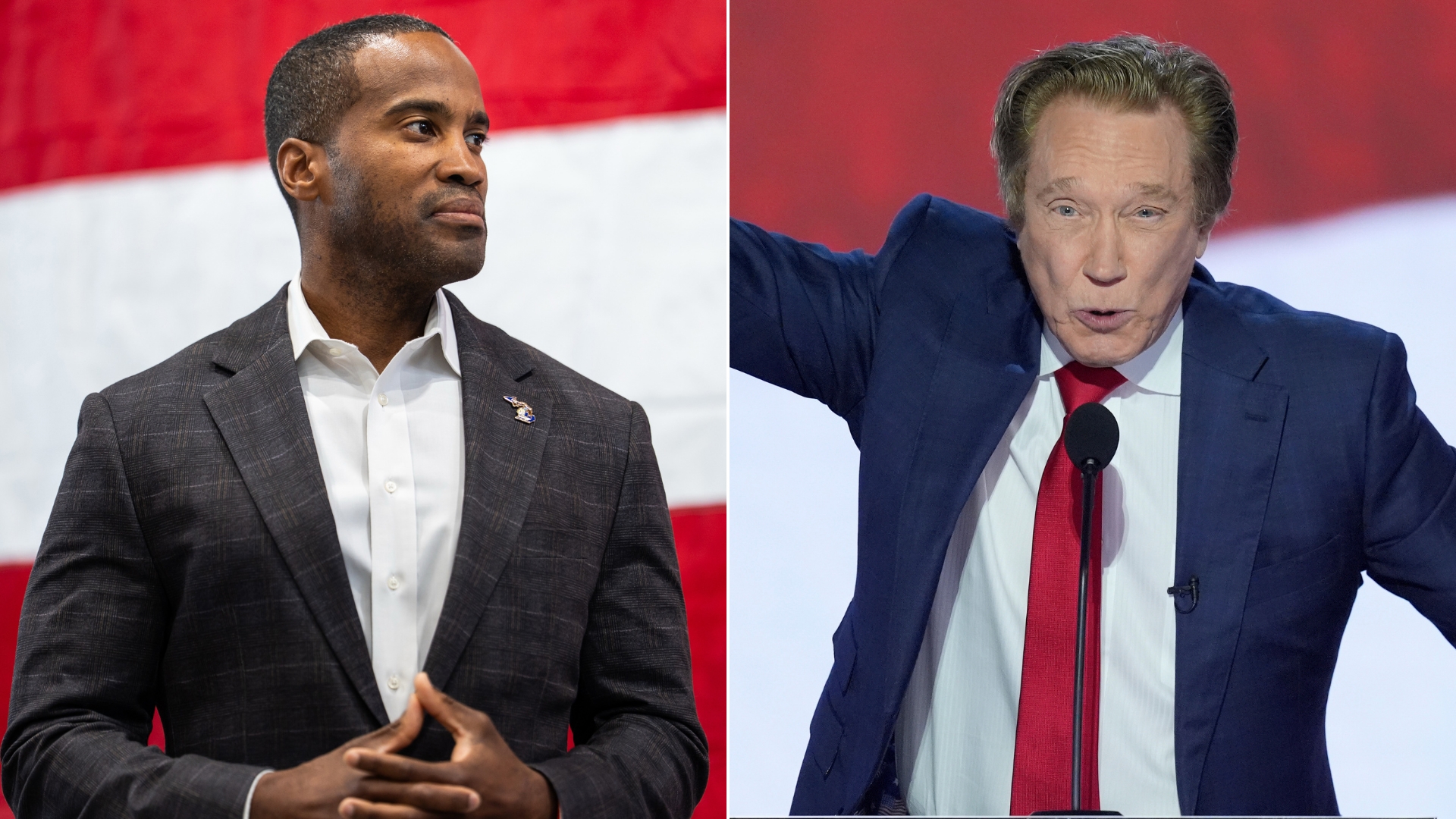 Perry Johnson campaign sues John James, claiming campaign logo violates ...