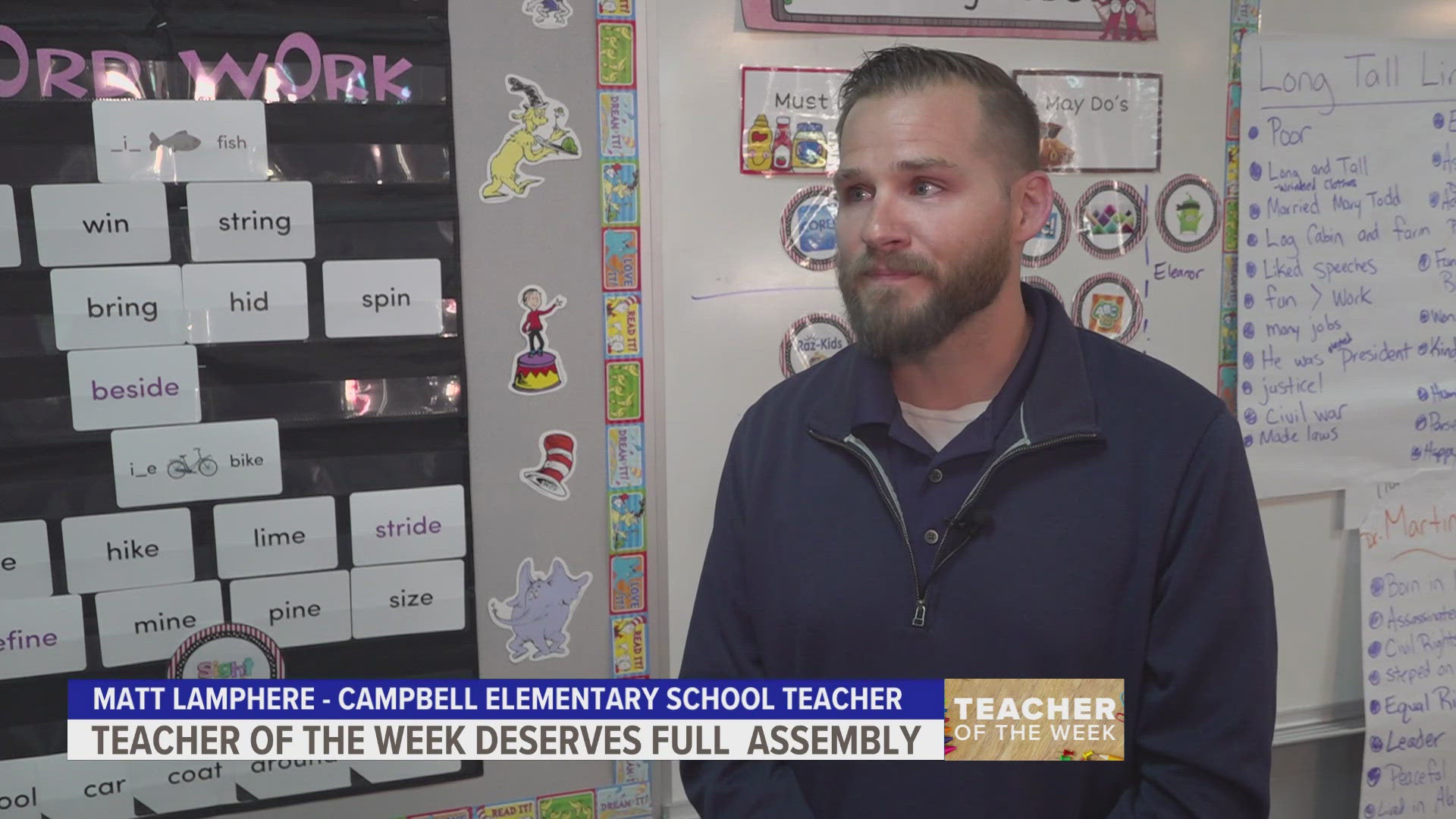 Teacher of the Week: Matt Lamphere | wzzm13.com