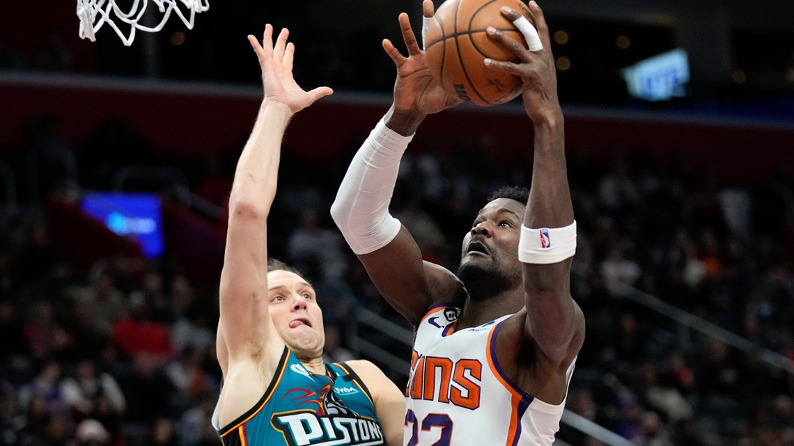 Ayton has 31 points and 16 rebounds, Suns beat Pistons | wzzm13.com