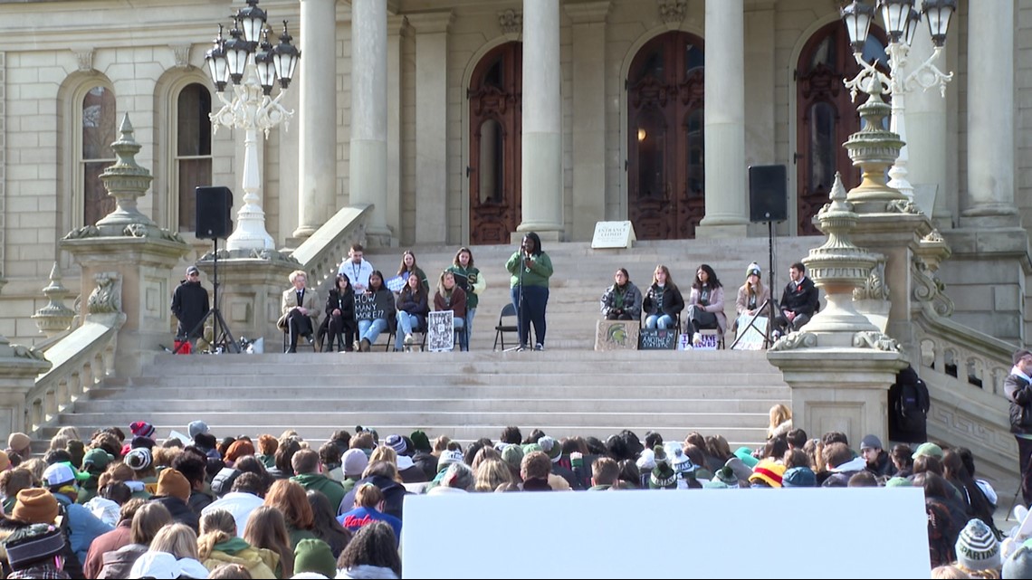 MSU students, activists lead protests calling for policy change ...