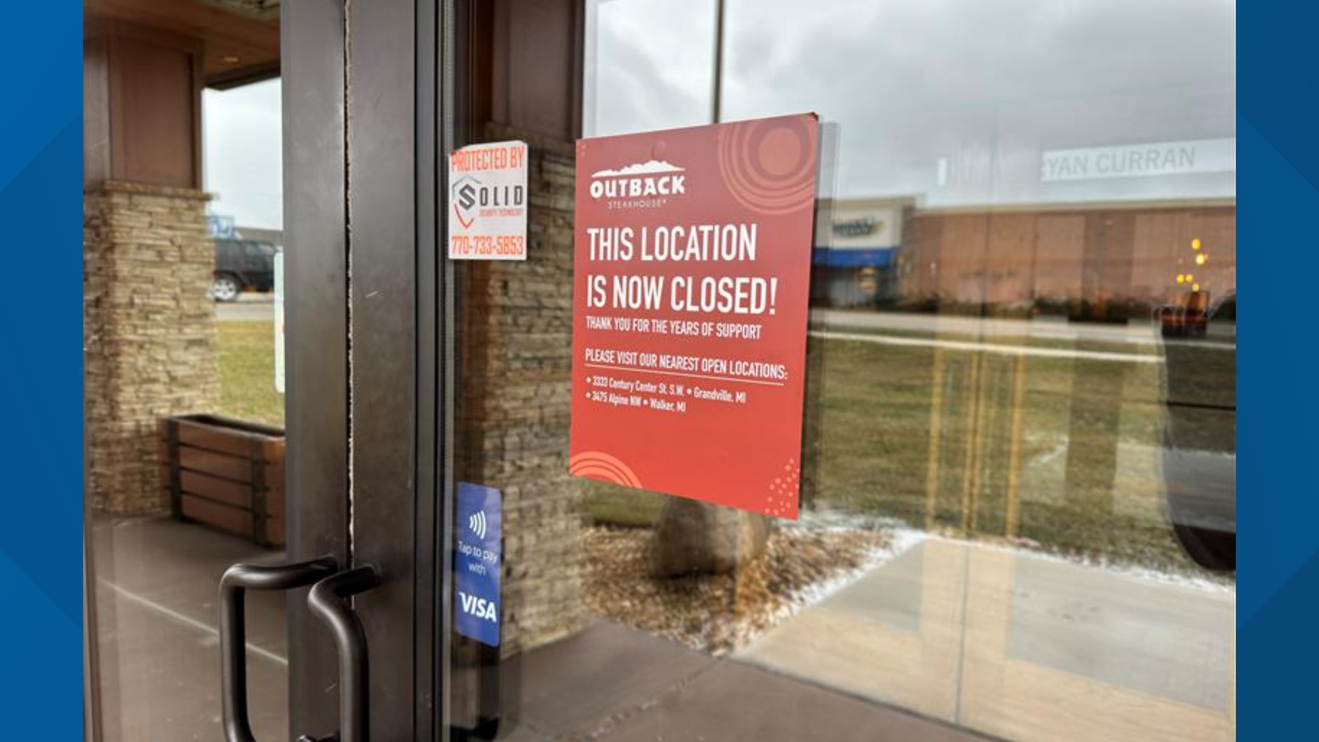 Kentwood Outback Steakhouse now permanently closed | wzzm13.com