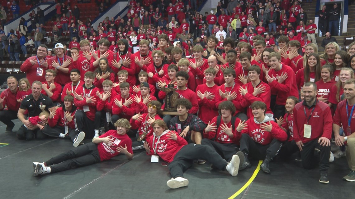 Lowell dominates again to win 10th straight state wrestling title ...