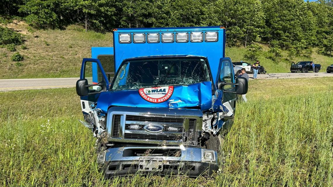 Ambulance involved in crash on NB US-31 | wzzm13.com