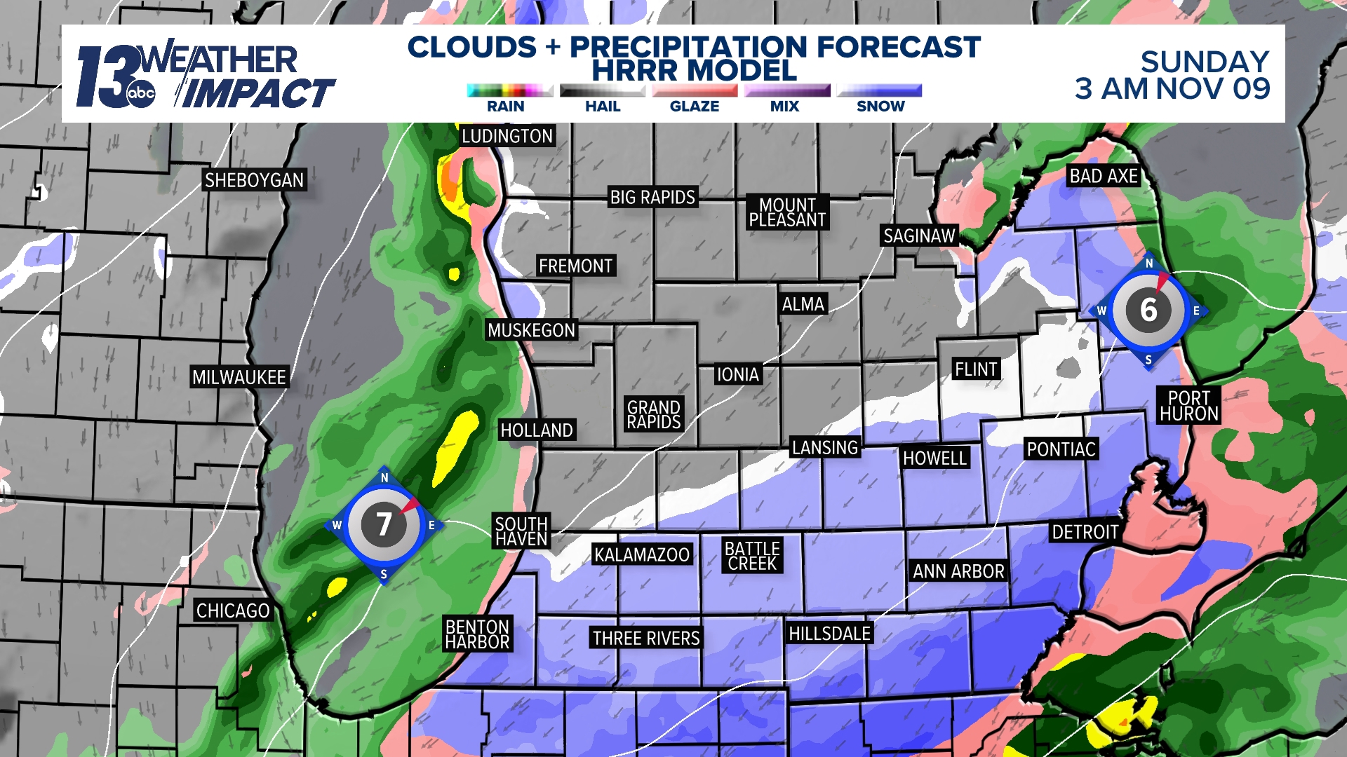 Light snow accumulation expected Saturday night into Sunday, lake ...