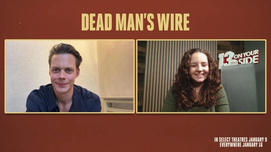 Bill Skarsgård talks new film 'Dead Man's Wire' | wzzm13.com