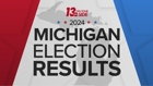 Michigan Congressional Districts 2024 Election Results Map | wzzm13.com