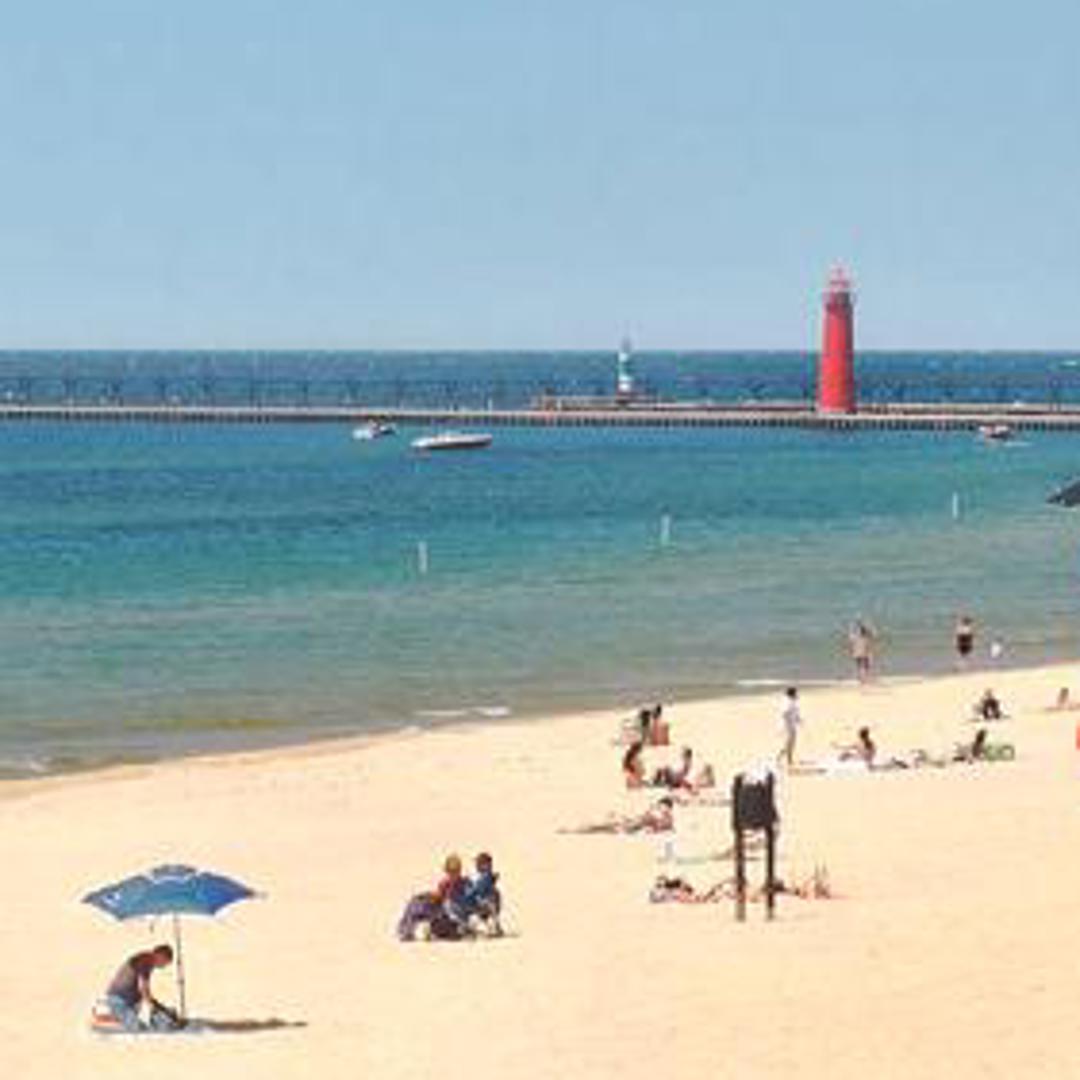 Grand Haven State Park installs swim buoys, begins daily water ...