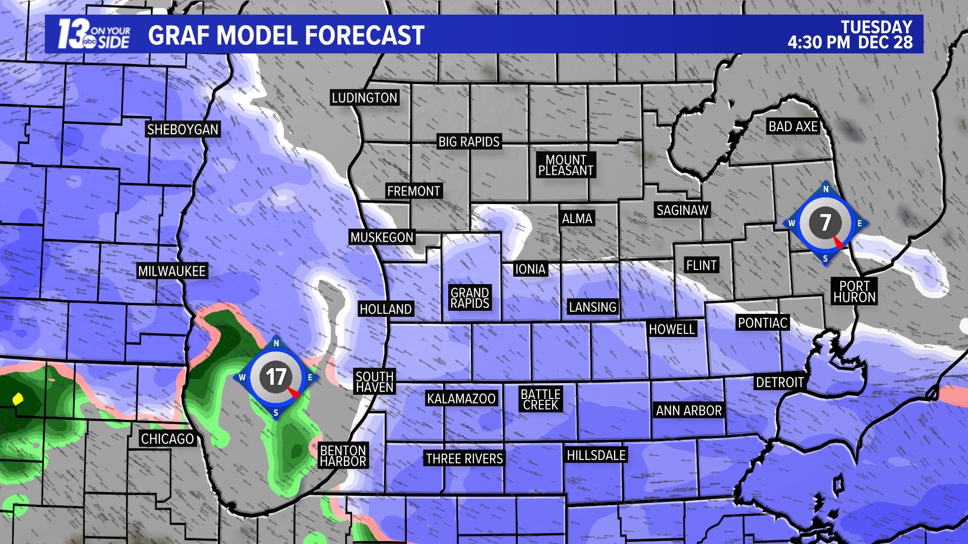 Hour-By-Hour Forecast: 12/28/2021 | wzzm13.com