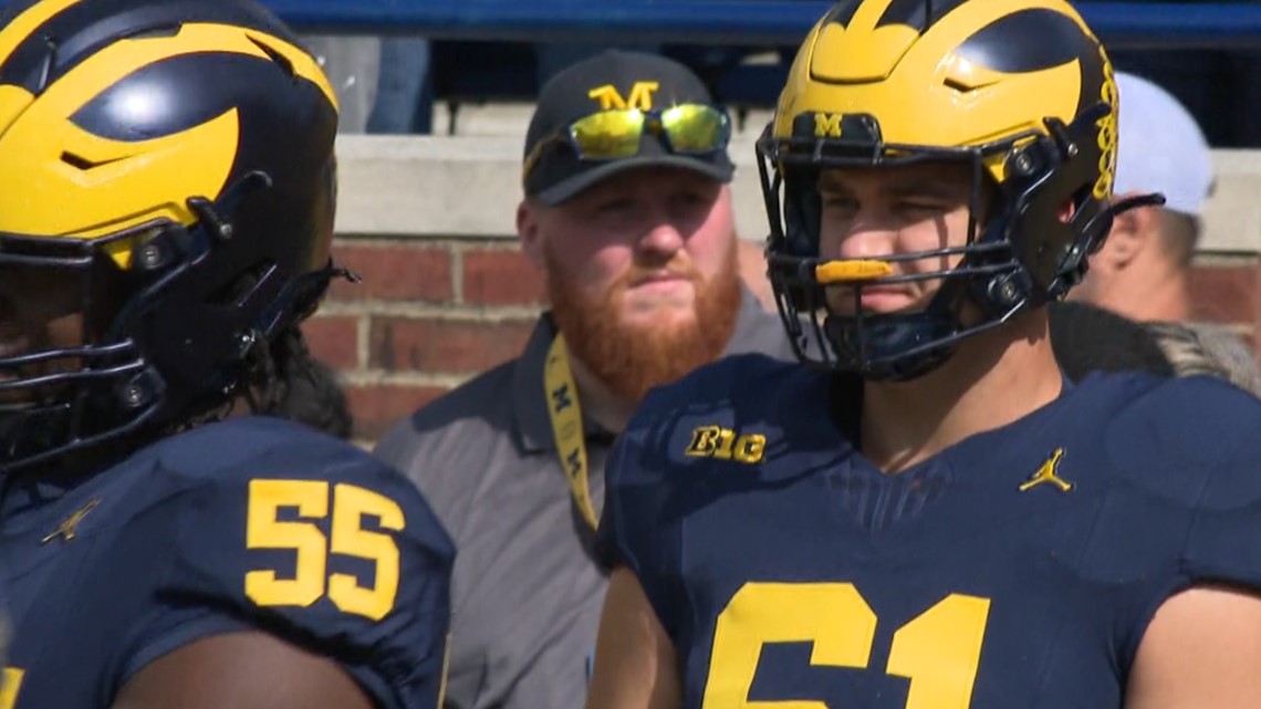 North Muskegon alum lives dream as Michigan football player | wzzm13.com