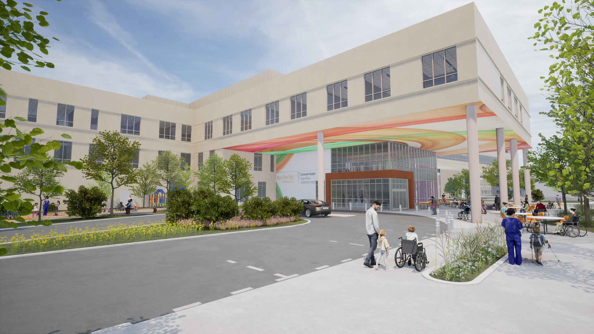 Ground broken on first children's rehab hospital in Michigan | wzzm13.com