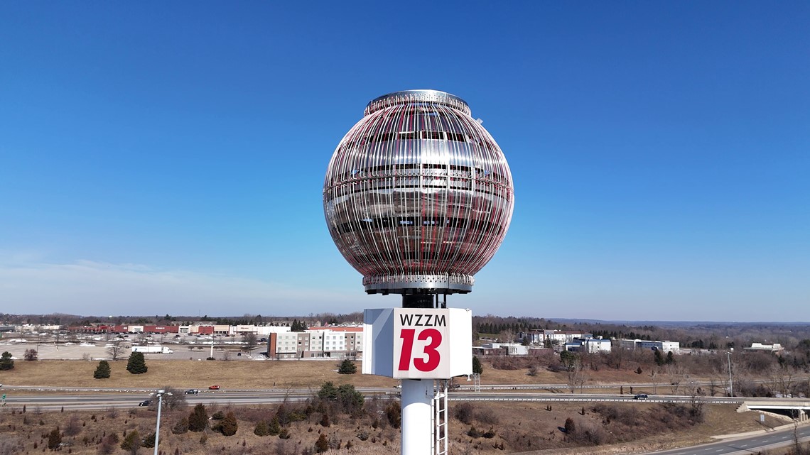 Why is the Weatherball flashing red, green and blue? | wzzm13.com